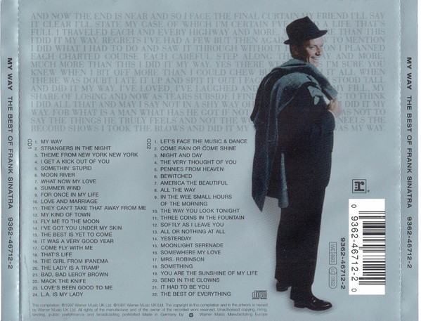 frank sinatra – My Way (The Best Of Frank Sinatra) (CD დისკი) - Retromania - რეტრომანია