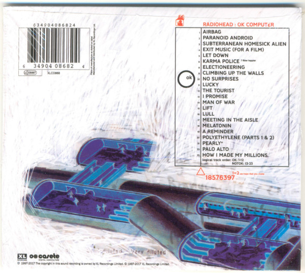 Radiohead – OK Computer OKNOTOK 1997 2017 (2 CD ) - Retromania - რეტრომანია