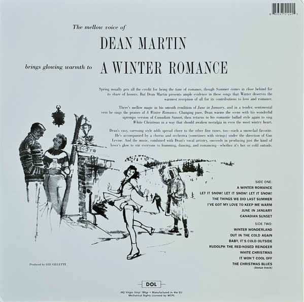Dean Martin – A Winter Romance (coloured vinyl) - Retromania - რეტრომანია