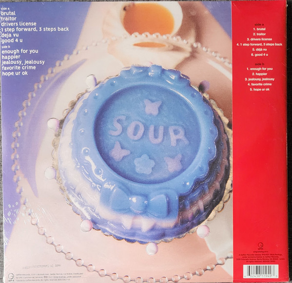 Olivia Rodrigo – Sour (limited edition translucent light blue ...