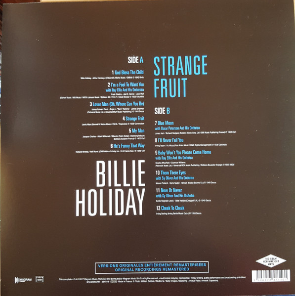 Billie Holiday – Strange Fruit - Retromania - რეტრომანია